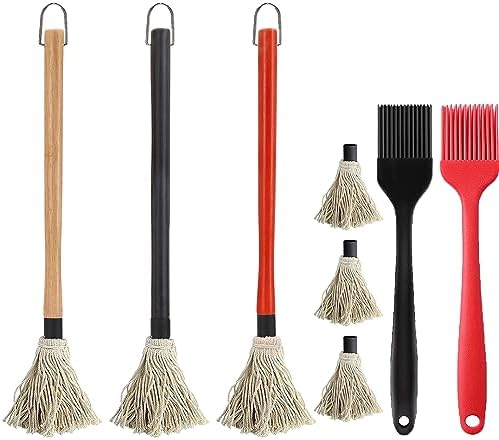 Amazon.com: Grill Basting Mop, YFWOOD 18 Inch Grill Basting Brush BBQ ...