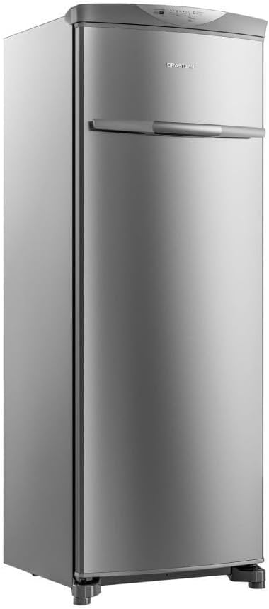 Freezer Vertical Brastemp Flex de 228 Litros Frost Free em Evox cor ...