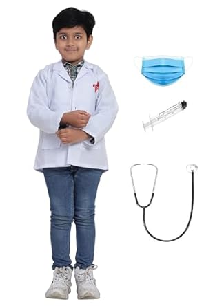 Buy SILAYI BY RENU MEHRA Doctor Costume for kids | Doctor Coat with ...