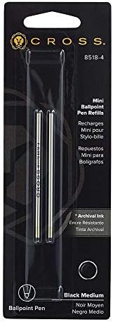 Cross Mini Ballpoint Pen Refill - Pack of 2, Black : Amazon.in: Office ...