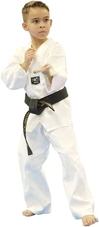 Amazon.com: Century Lightweight TKD Student Uniform White 000 ...