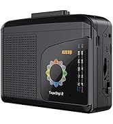 Tobo Cassette Player,Cassette Tape to MP3 Converter, Via USB Portable ...