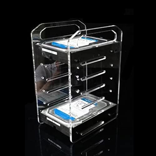 Amazon.com: DIY Acrylic Transparent Hard Drive Rack, 3.5 Inch Desktop ...