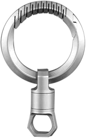 Amazon.com: DONGKER Key Carabiner Keychain Clip,360° Roating Titanium ...