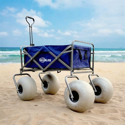 Amazon.com : Rangland Beach Wagon with Big Wheels for Sand - All ...