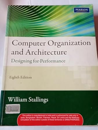 Pearson Computer Organization and Architecture Designing for ...