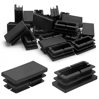 Amazon.com: Piutouyar Rectangular Tubing End Caps, Plastic Plug Insert ...