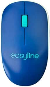 EASY LINE Mouse INALÁMBRICO Viva EL-994695 (Azul) : Amazon.com.mx ...