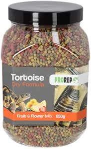 ProRep Tortoise Food 850g | Dry Formula | Fruit & Flower | Complete Tortoise Diet : Amazon.co.uk ...