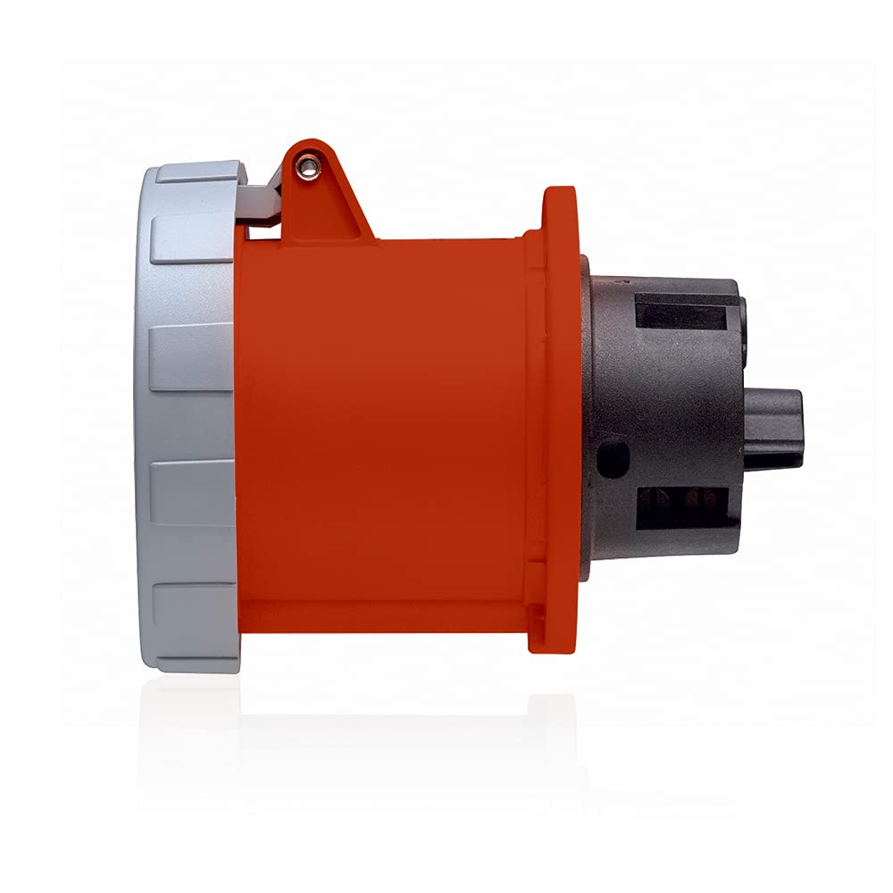 Leviton 560R7W 60 Amp, 277/480 Volt 3-Phase WYE, 4P, 5W, Outlet North ...