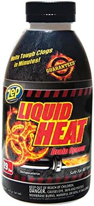 Amazon.com: Zep Liquid Heat Liquid Drain Opener 19 oz. : Health & Household