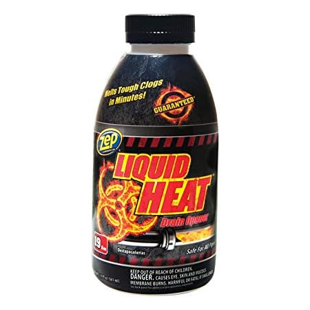 Amazon.com: Zep Liquid Heat Liquid Drain Opener 19 oz. : Health & Household