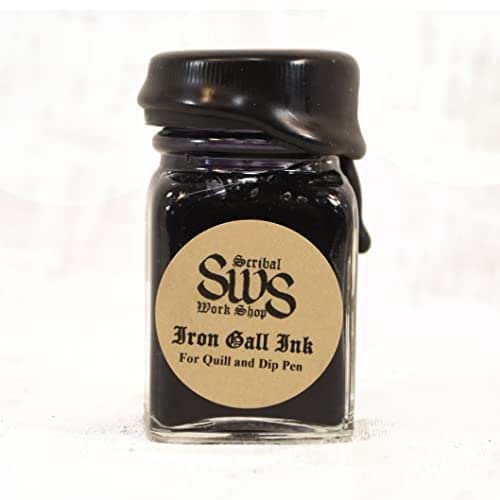 Amazon.com: Historic Iron Gall Black Ink for dip pen, 1 oz : Office ...