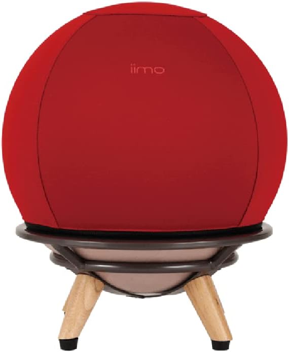 Amazon.co.jp: サンゴチェア iimo 35chair 0622 エタニティレッド 産後 さんご チェア いす イス 寝かしつけ バランスボール バウンド バランス 眠り 泣き止み ...