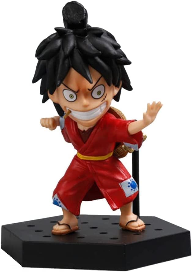 TEMI One Piece Luffy Collectible Wanokuni Series Animated Statue ...