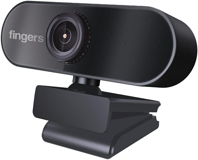 FINGERS 720 Hi-Res Webcam with 720p Wide Angle Lens and Built-in Mic ...