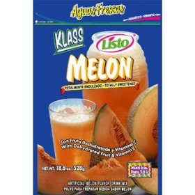 Amazon.com : Klass Melon Cantaloupe Flavored Drink Mix - .26 oz (Pack ...