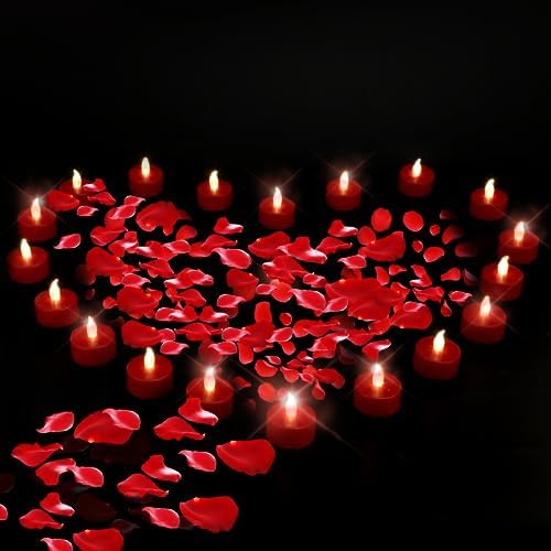 Amazon.com: JYtrend Bright LED Floral Tea Light Submersible Lights for ...