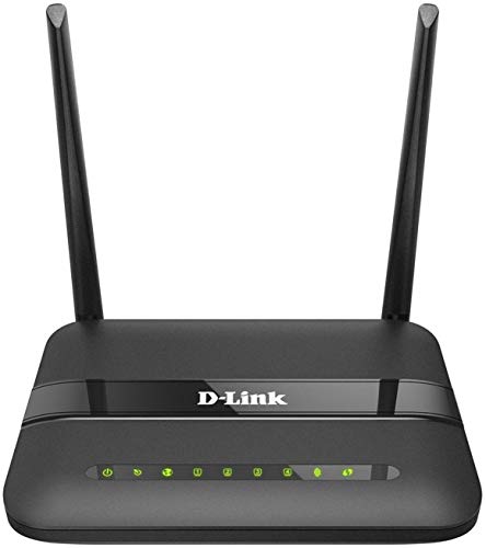 D-Link 2750U /IN /I Wireless-N300 ADSL2 Router with Modem (Black ...