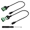 Amazon.com: zdyCGTime Micro USB Screw Terminal Block Connector Cable ...
