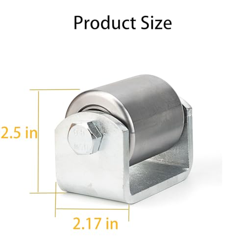 Snapklik.com : 4 Pack Skid Wheels2 Weld-On Trailer RollersWeatherproof ...