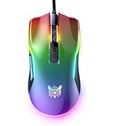 Amazon.com: Wired Gaming Mouse, PC Computer Mice USB Mouse with RGB ...