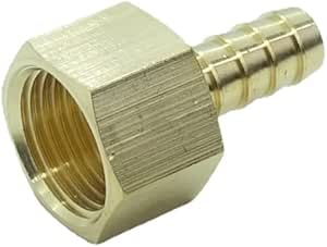 CDQBWKJGFJ 3 Pcs Brass Hose Barb Fitting,3/8" Barb x 1/2" NPT Female Adapter : Amazon.ca: Automotive