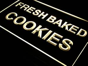 Amazon.com : ADVPRO Fresh Baked Cookies Cafe Cake LED Neon Sign Yellow ...