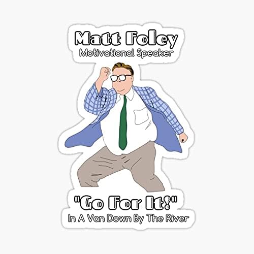 Amazon.com: Chris Farley Matt Foley Motivational Speaker Sticker ...
