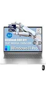 Amazon.com: HP Elitebook 660 G11 16" FHD+ Business Laptop Computer ...