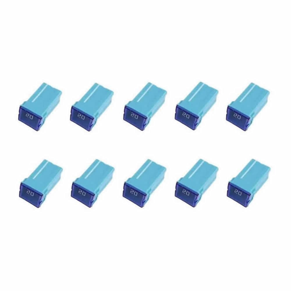 Amazon.com: 10 Pc Automotive Tall/Standard Profile JCASE Fuse 20 Amp ...