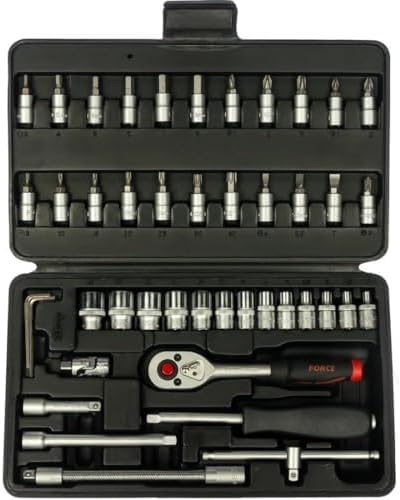 Force 2462 Socket Set - 46 Piece Comprehensive Tool Kit with Drive ...