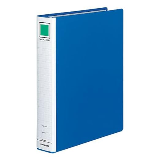 KOKUYO File Pipe-Type File A4 2 Holes 300 Sheets Blue F-E630B : Amazon ...