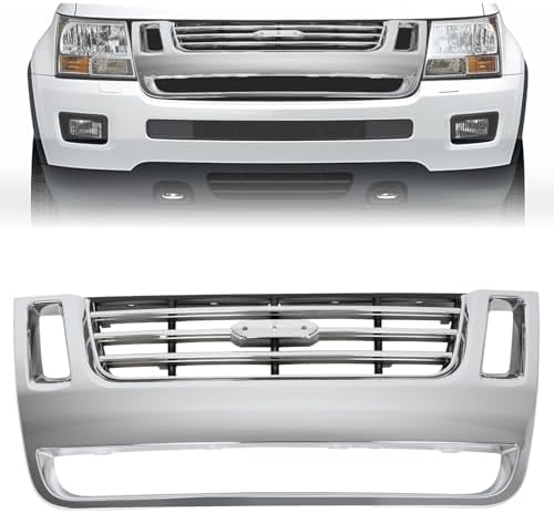 Amazon.com: KUAFU Front Grill Compatible with 2006-2010 Ford Explorer ...