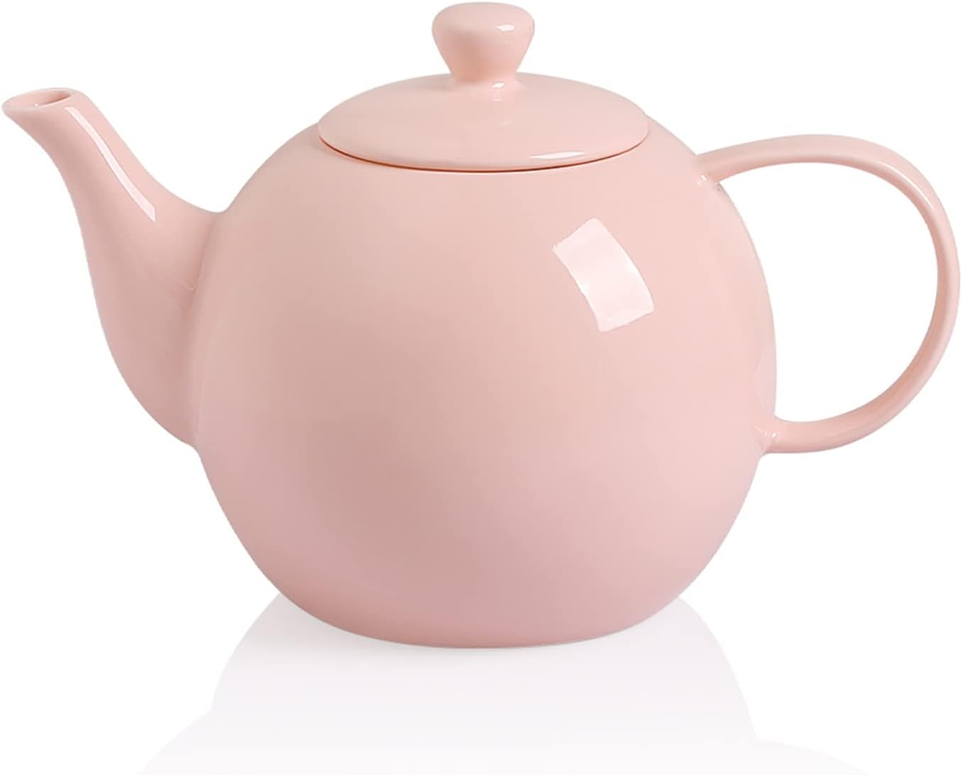 Amazon.com | Sweejar Porcelain Teapot with Removable Stainless Steel ...