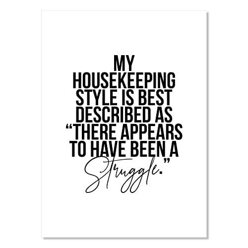 Amazon.com: My Housekeeping Style Is Best Described As "There Appears ...