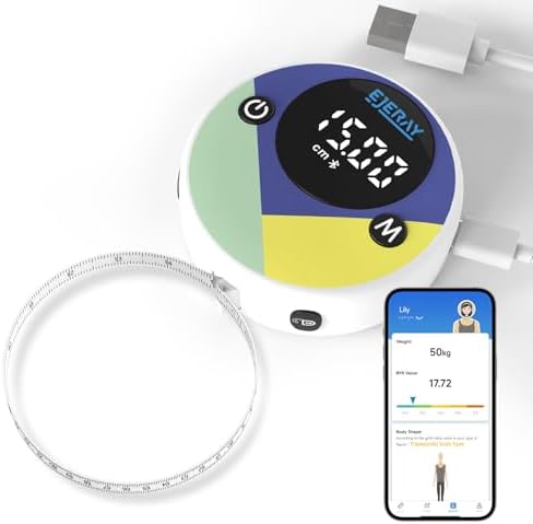 Amazon.com: FITINDEX Smart Measuring Tape, Body Tape Measure for Body ...