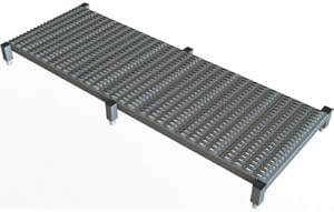 Amazon.com : Tri Arc Mfg 71 X 24 Inch Adjustable Height Steel Work ...
