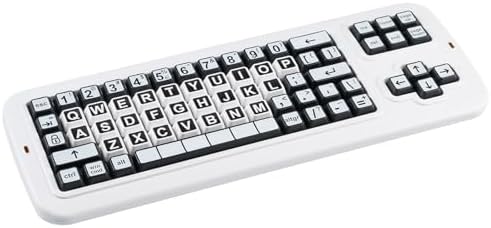 Amazon.com: Nuklz N Large Print Computer Keyboard | Visually Impaired ...