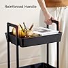 Amazon.com: Pipishell 3 Tier Rolling Cart Organizer, Plastic Rolling ...