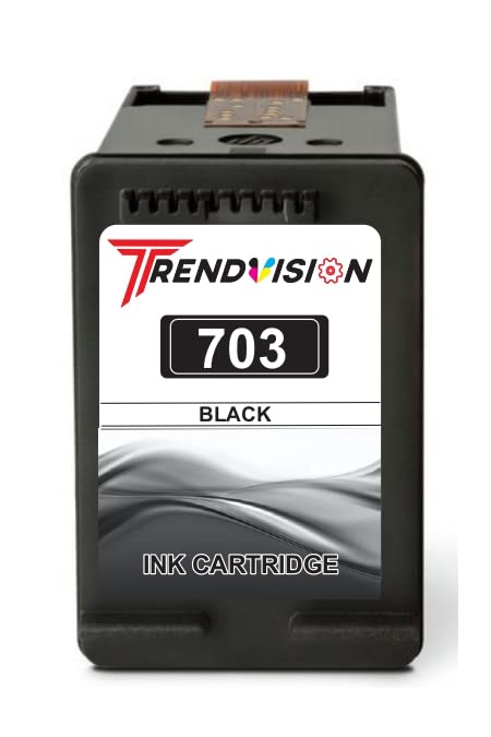 Trendvision 703 Black Ink Cartridge - Compatible with HP DeskJet Ink ...
