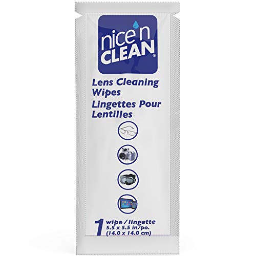 Nice 'n Clean Lingettes de nettoyage pour lentilles (100 lingettes au ...