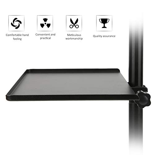 Snapklik.com : Microphone Stand Clamp-On Utility Shelf, Metal Sound ...