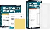 Amazon.com: Ceeport Honey Gauze Wound Dressing, 4" x 4" Manuka Honey Wound Care, Medical Grade ...
