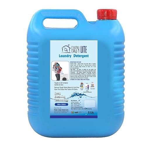 EASY LITE Liquid Detergent 5L | Laundry Wash for Fabric Care | Color ...