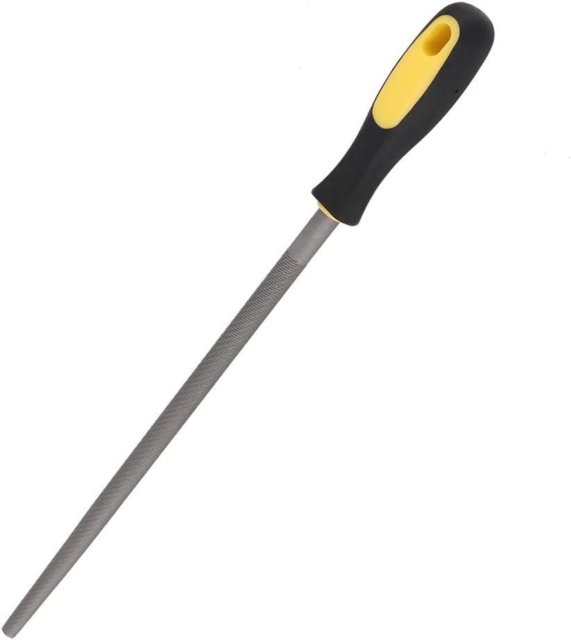 Amazon.com: Hidyliu Round Mill File 12in Round Mill Steel File Rasp ...