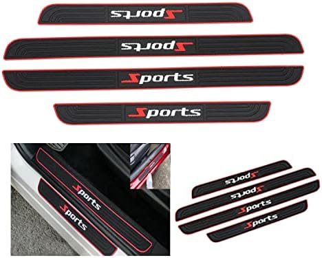 rewaive Abs Plastic Car Door Foot Step, Sill Plate With Reflector ...