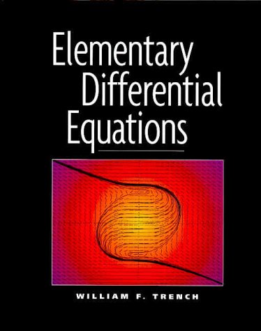 Elementary Differential Equations: Trench, William F.: 9780534368418 ...