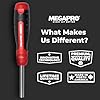 Megapro Ratcheting Screwdriver Set - 13-in-1 Multi Bit Screw Driver w ...