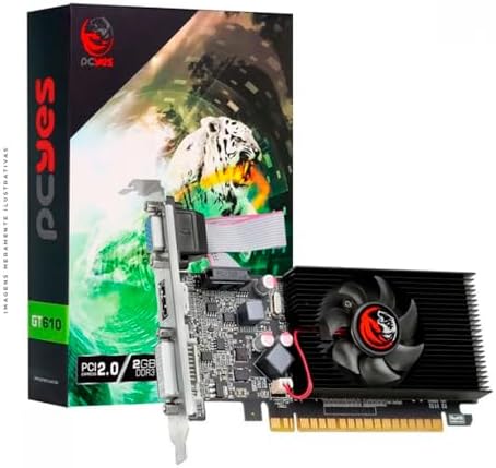 GPU NVIDIA GEFORCE GT 610 2GB DDR3 64 BIT LOW PROFILE – PVG6102GBR364LP ...